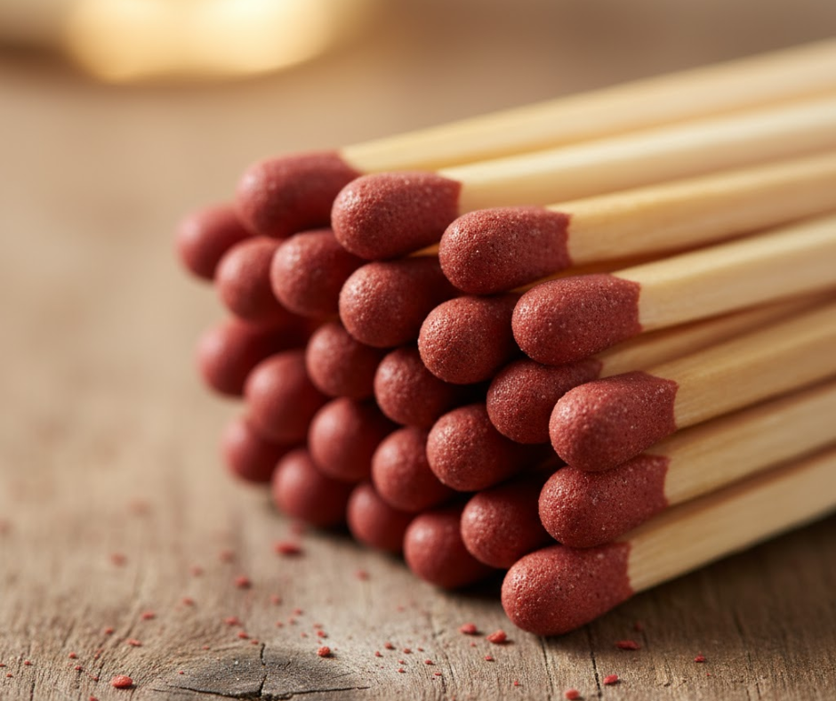 Wooden Matchstick’s Head Made Of What? Here’s the Answer