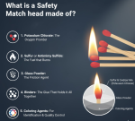 Wooden Matchstick’s Head Made Of What? Here’s the Answer